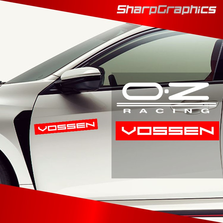 VOSSEN OZ RACING JDM Mags Wheels Rims Sticker Decal | Shopee Philippines