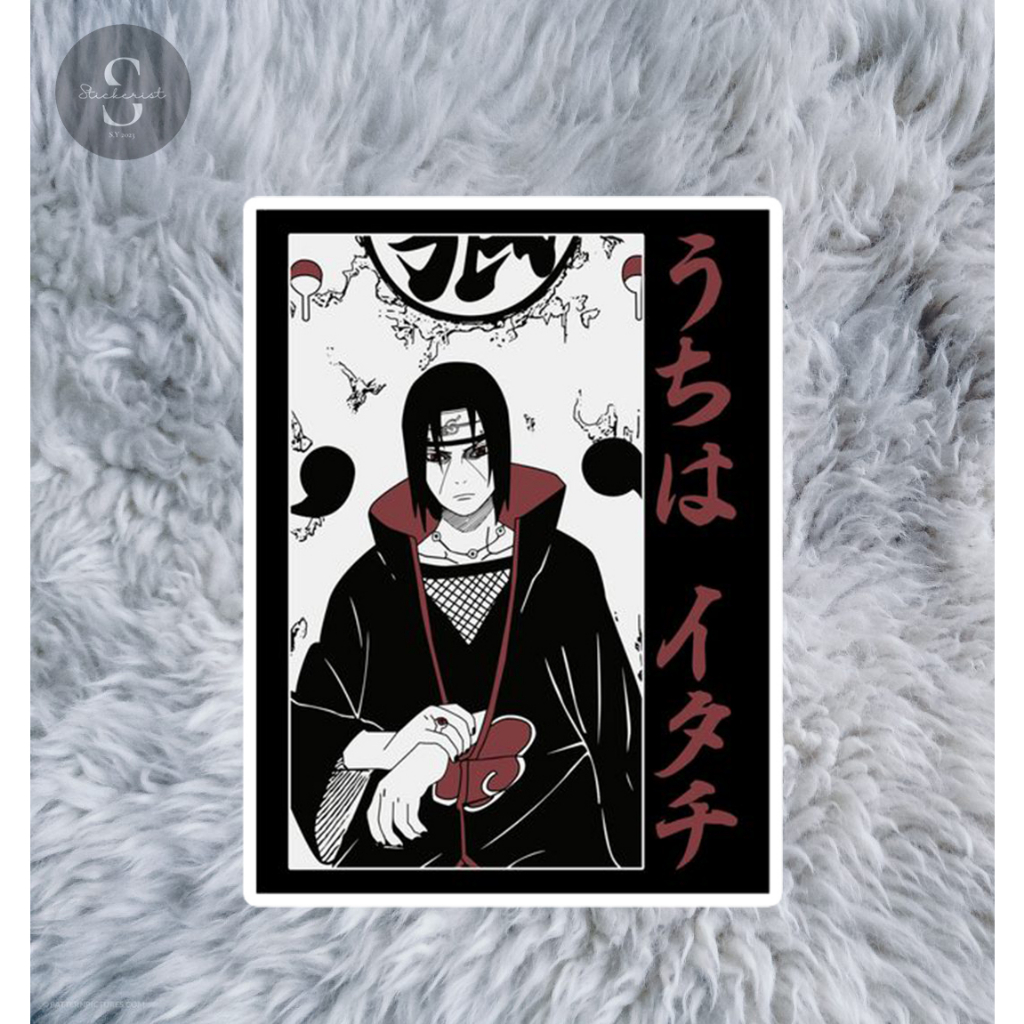 Akatsuki Itachi Uchiha Car Motorcycle Helmet Tumbler 3D Sticker ...