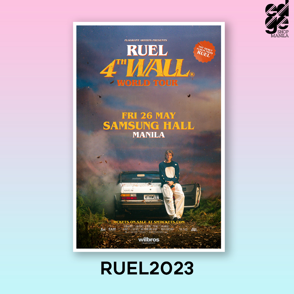 RUEL IN MANILA Concert Posters ( 305mm x 470mm ) | Shopee Philippines
