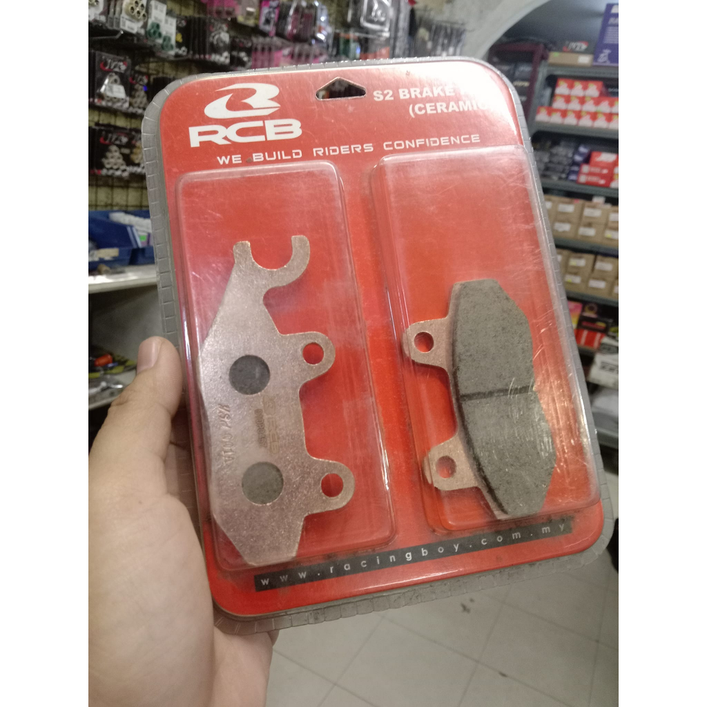 RCB Brake Pad(ceramic)S2 Copper for NINJA250(F/R)Belang or Raider150(F ...