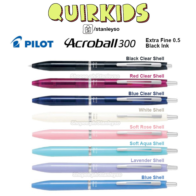 Pilot Acro 300 Acroball Extra Fine Ballpoint Pen 0.5mm | Shopee Philippines