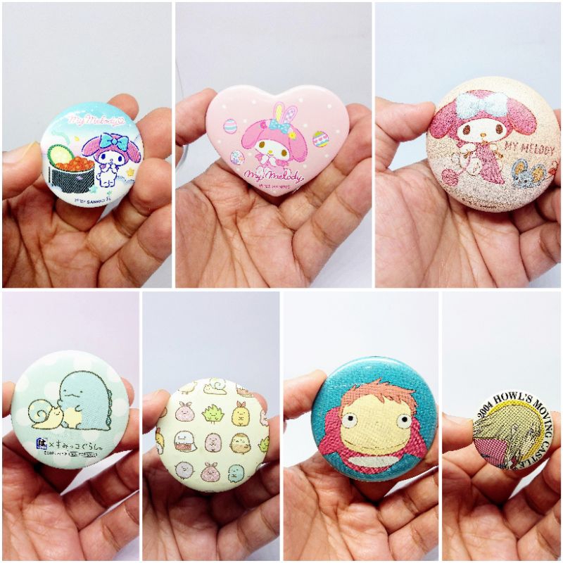 Button Badge Pins Sanrio | Shopee Philippines
