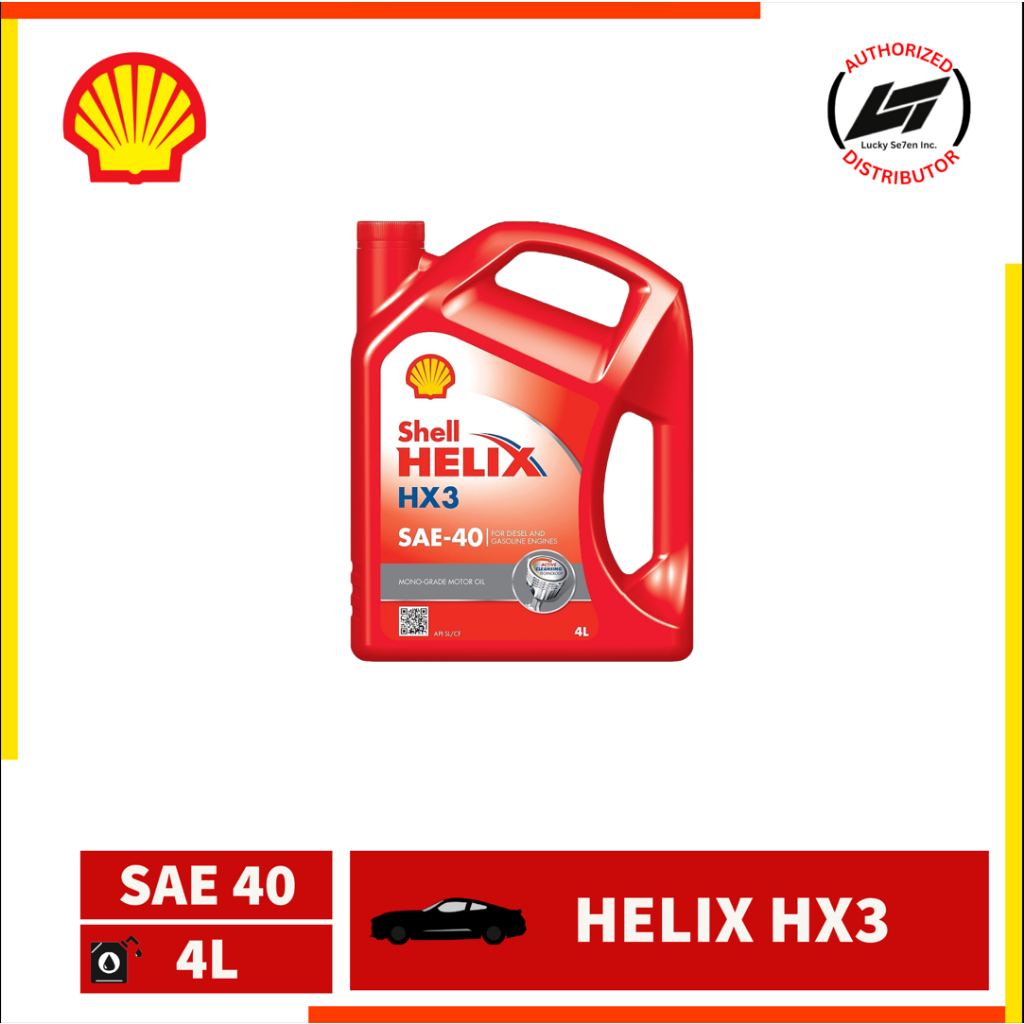 Shell Helix HX3 40 4L | Shopee Philippines