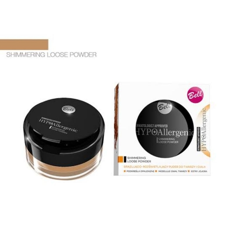 bell hypoallergenic shimmering loose powder | Shopee Philippines