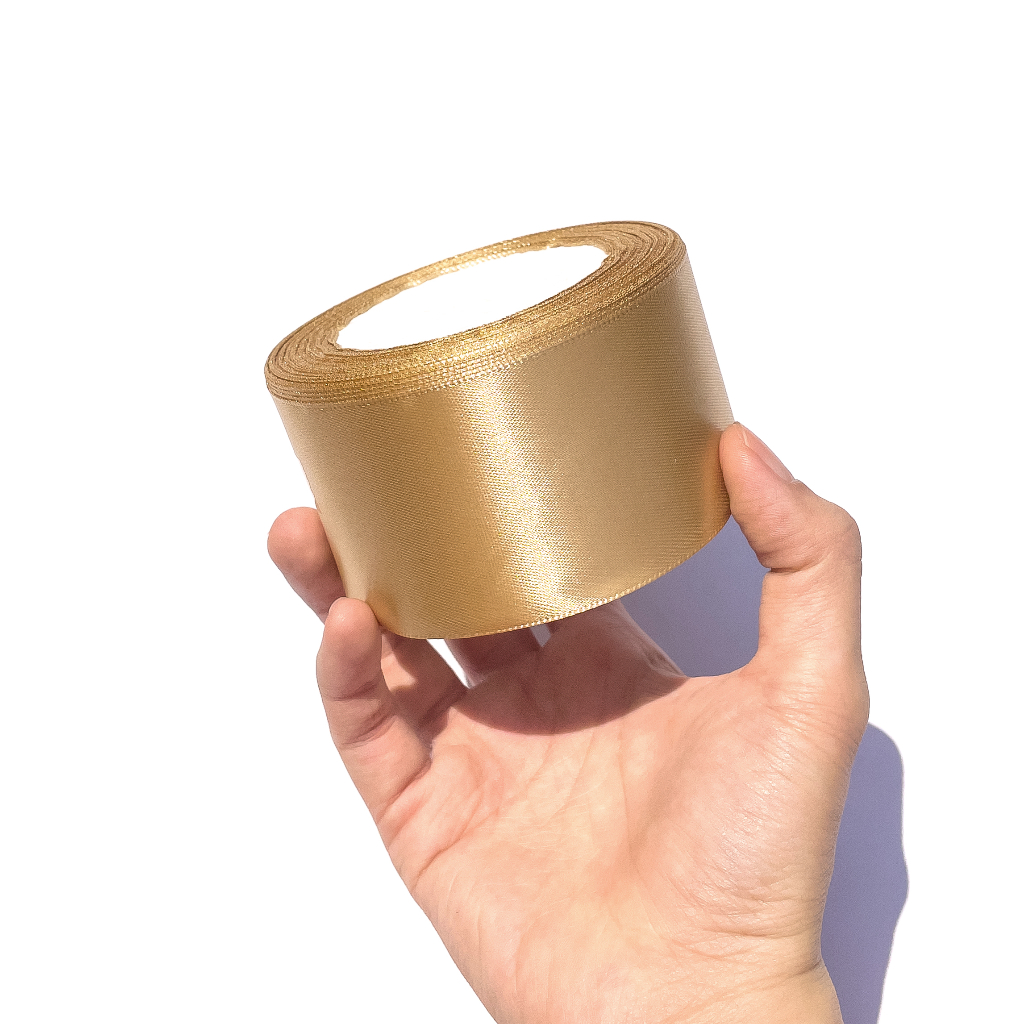 2 inch Satin Ribbon 50mm Single Faced Gift Wrapping Ribbons (25 yards ...