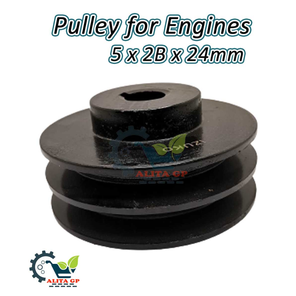 Industrial Pulley 5 x 2B x 24mm For Agricultural Machineries Engine ...