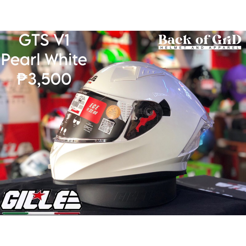 GILLE GTS V1 PEARL WHITE | Shopee Philippines