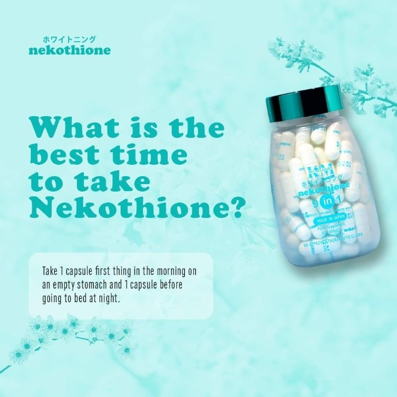Neko by Kath Melendez Nekothione Original Glutathione Capsule 60 Caps ...