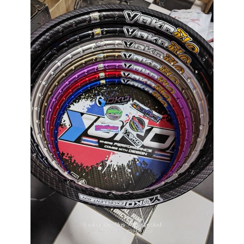 Legit Original PPR YOKO premium rim. Big Logo Drag Warrior. black ...