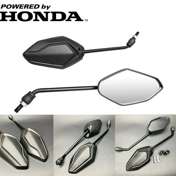 honda click v2 125i 150i MOTORCYCLE SIDE MIRROR LONG STEM STOCK TYPE ...