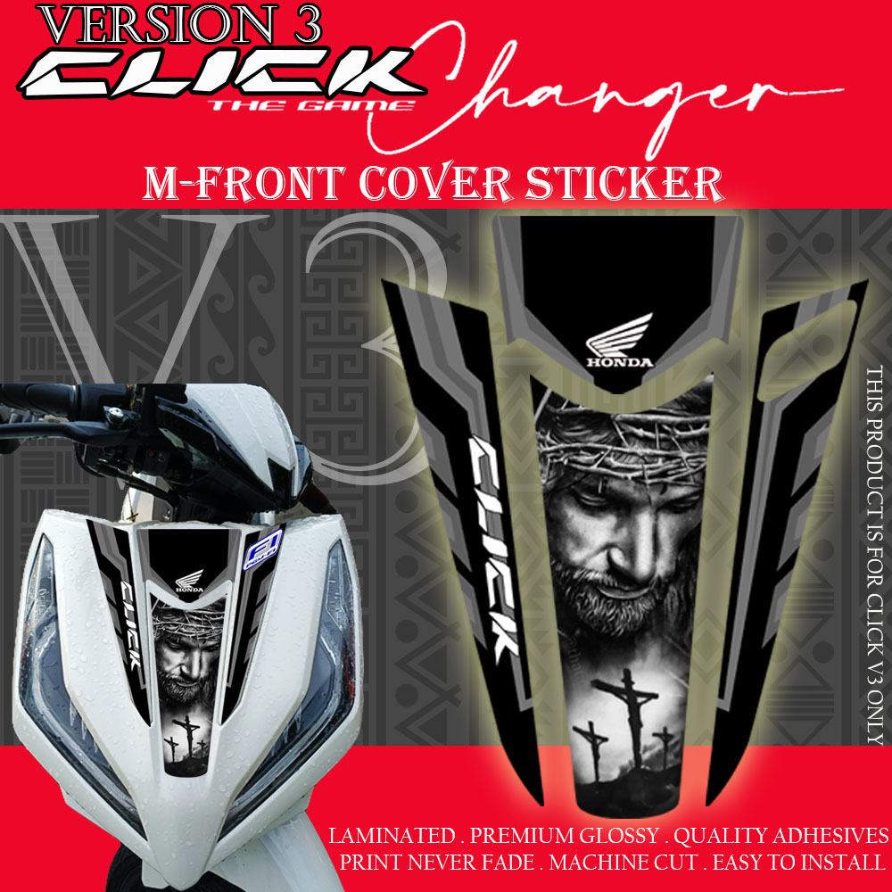 CLICK V3 ACCESSORIES / CLICK V3 FRONT STICKER / CLICK V3 M FRONT COVER ...