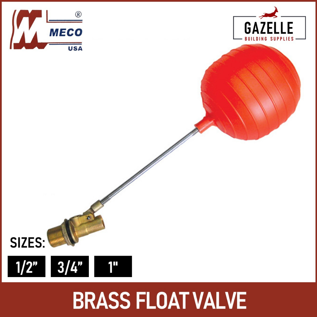 Meco Brass Float Valve 1/2 / 3/4 / 1 - 103 | Shopee Philippines