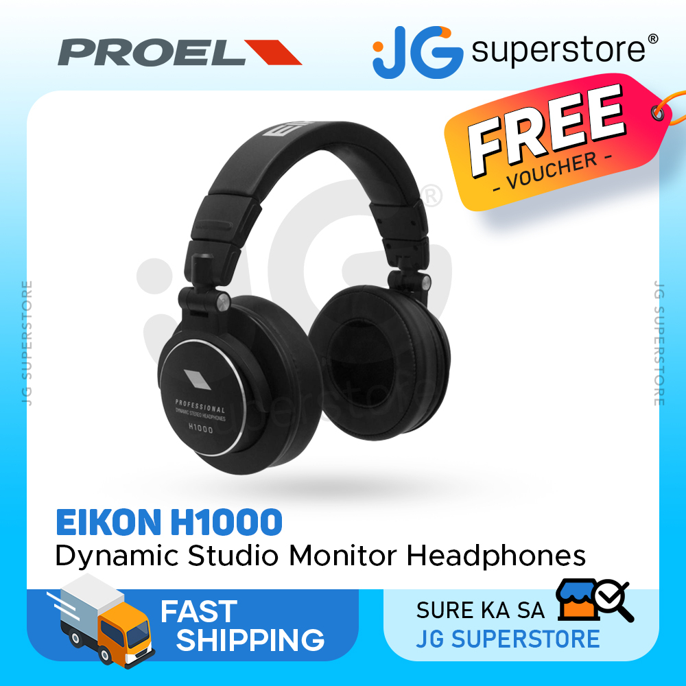 Eikon by PROEL H1000 Closed Back Hi End Circumaural Headphones w/ Dual ...