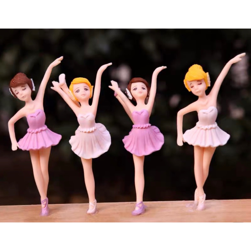 New ballerinas cake topper in pink and cream | Shopee Philippines