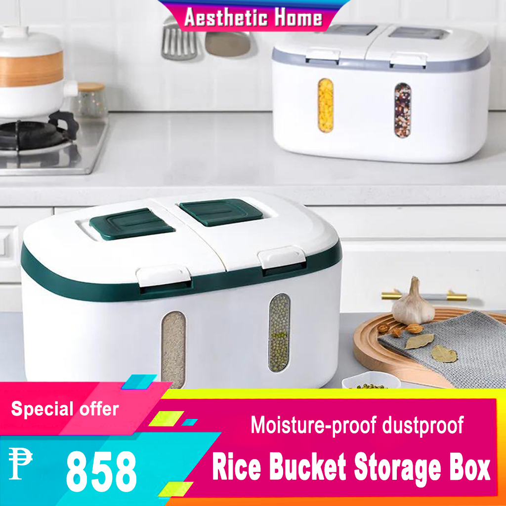 Rice bucket Rice storage box Rice bowl Design of insect proof and ...