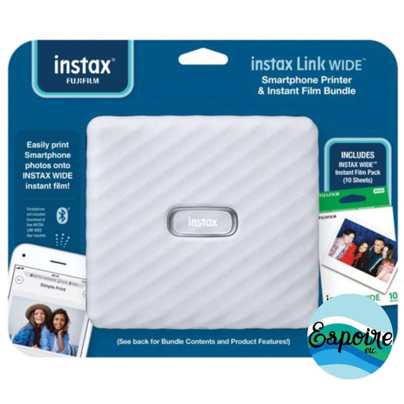 INSTAX LINK WIDE/ INTAX LINK WIDE BUNDLE BRAND NEW BRAND NEW BRAND NEW ...