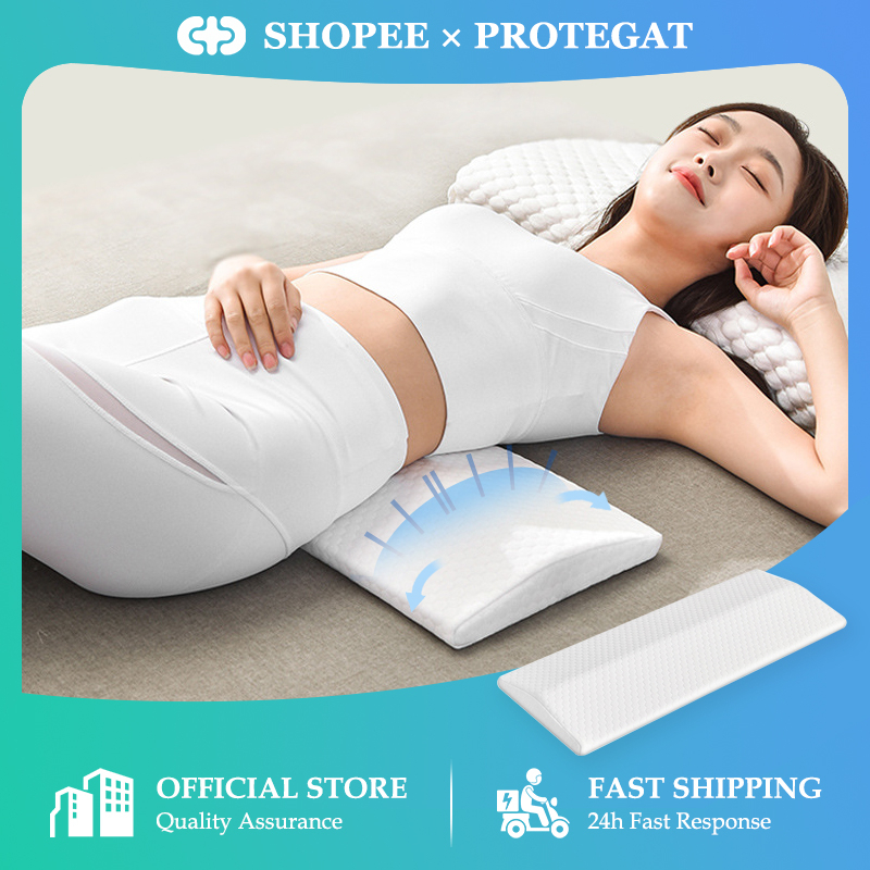 【Protegat】Lumbar Support Wedge Pillow Lower Back Pain Relief Support ...