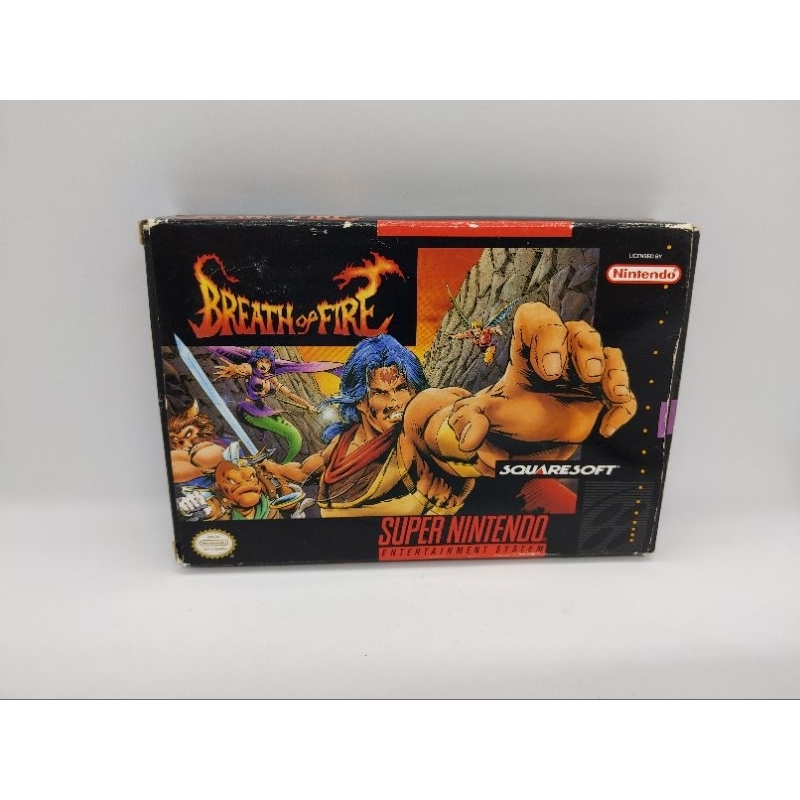 Breath of Fire-SNES-US-Game with Box-Fair | Shopee Philippines