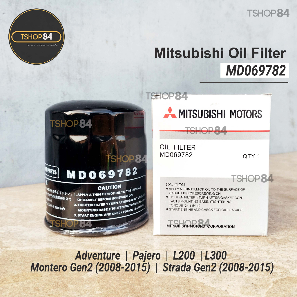 Oil Filter L300 L200 Montero Adventure Pajero Strada Gen2 MD069782 ...