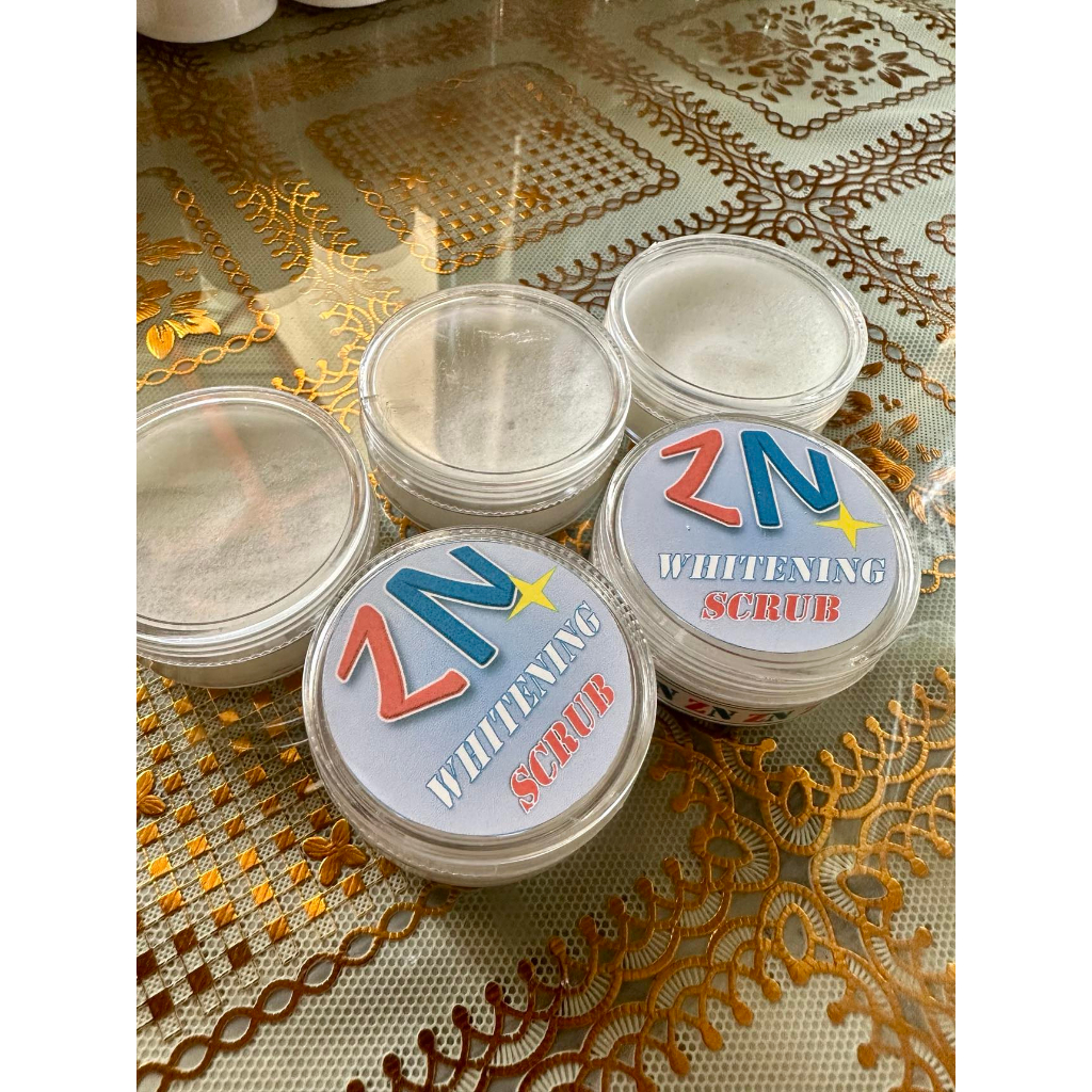 ZN WHITENING SCRUB IN ACRYLIC CASE | Shopee Philippines