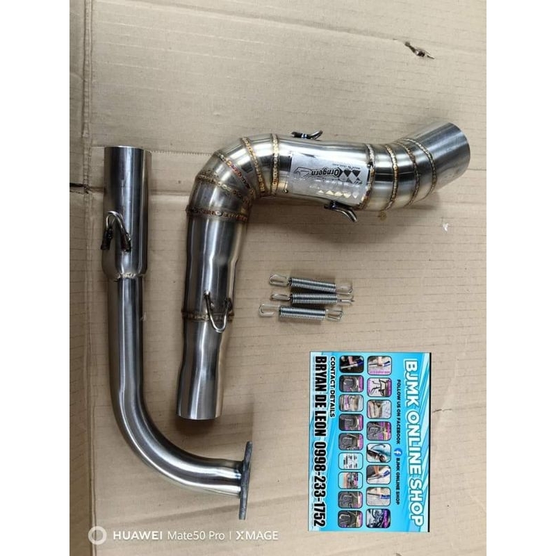STAINLESS OPEN PIPE BIG ELBOW 51mm HIGHMOUNTH (NMAX V1) | Shopee ...