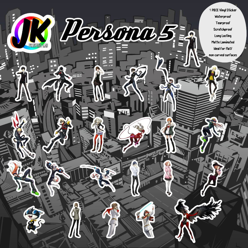 Persona 5 Vinyl Sticker Set (PS5) | Shopee Philippines