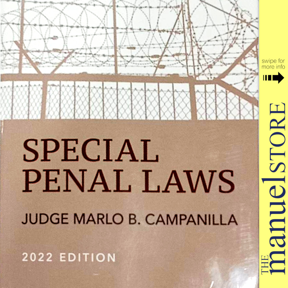 Campanilla (2022) - Special Penal Laws - by Judge Marlo | Shopee Philippines