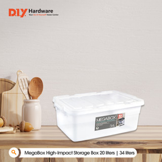 MegaBox High-Impact Storage Box 20 liters | 34 liters MG-681 MG-682 ...