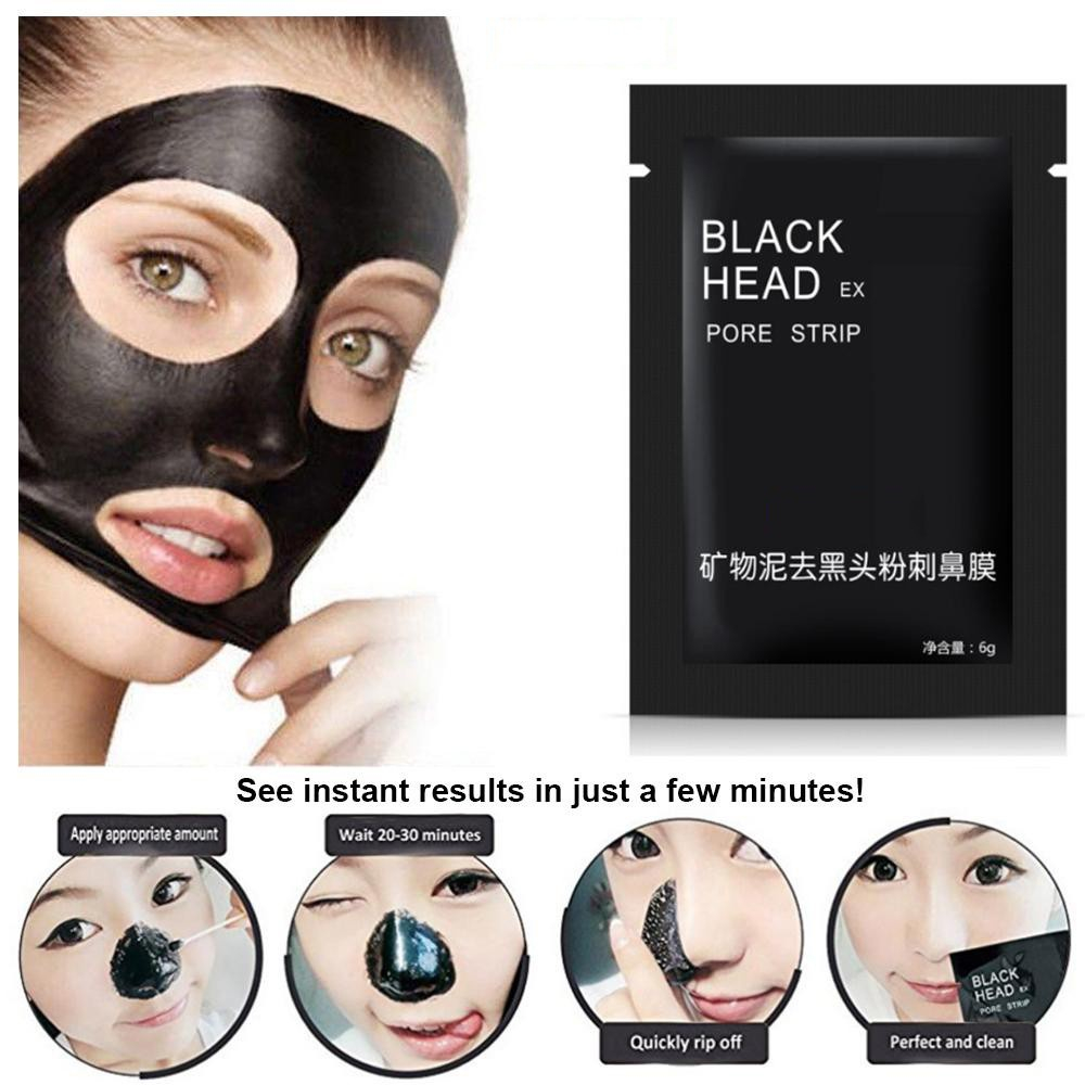 10PCS Nose Stickers Blackhead Remover Pore Clean Strip Facial Dot ...