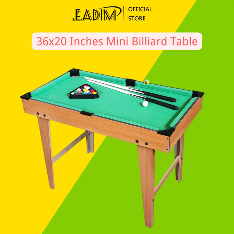 36x20 Inches Mini Billiard Table For Kids Wooden Tabletop Pool Table ...