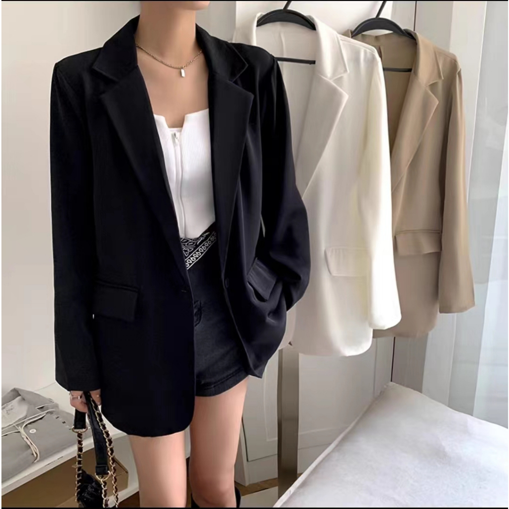 Kinwoo one size suit blazer feminine style women's coat | Shopee ...