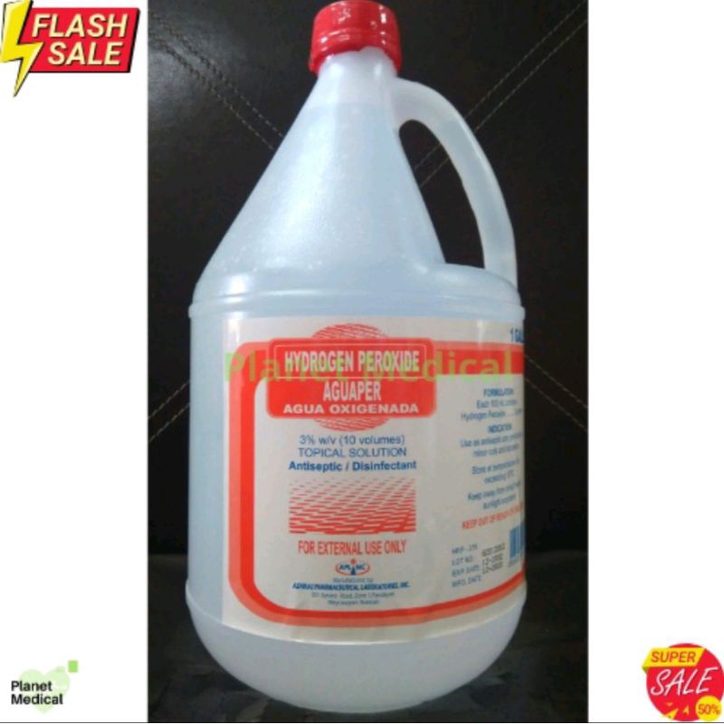 Hydrogen Peroxide 1 gallon | Shopee Philippines