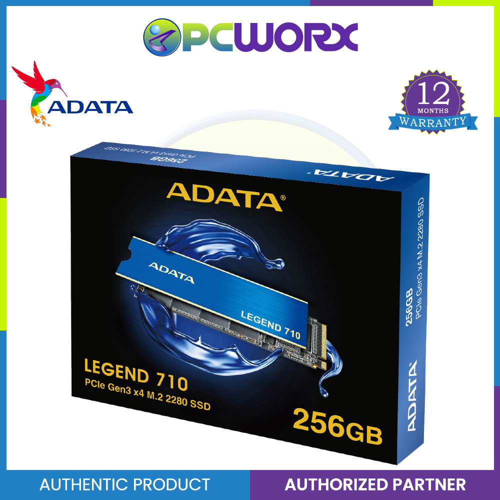 Adata Legend 710 256GB / 512GB / 1TB PCIe Gen3 x4 NVMe 1.3 M.2 2280 ...