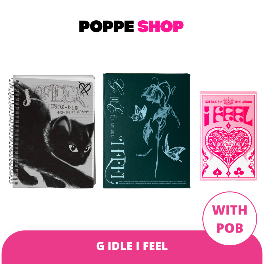 [ONHAND] (G)I-DLE 6TH MINI ALBUM - I FEEL | Shopee Philippines