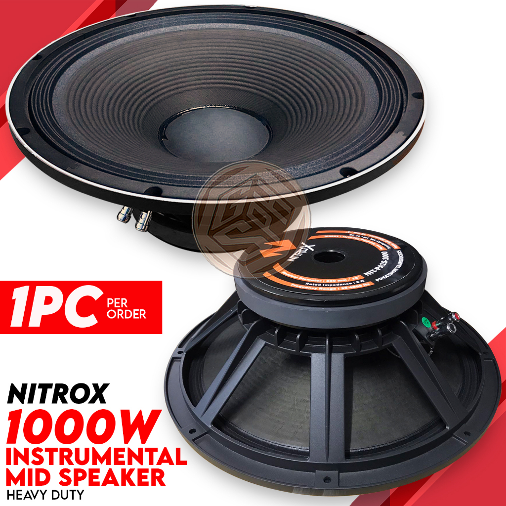 NITROX 1000W Instrumental Mid 15 Inches Speaker 1000 WATTS INSTRUMENTAL ...