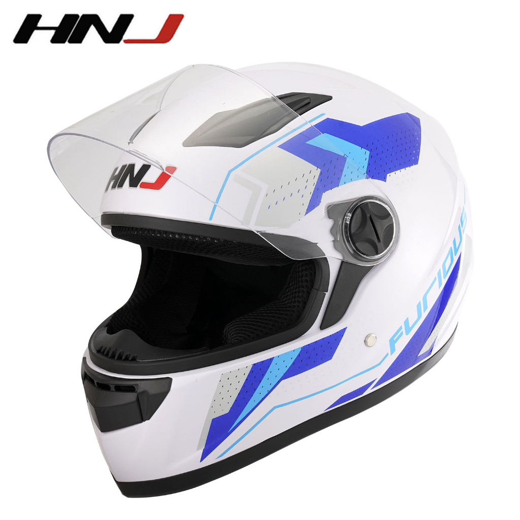 HNJ Ff898 Men's Full Face Motorcycle Helmet Single Lens Motor Women's ...