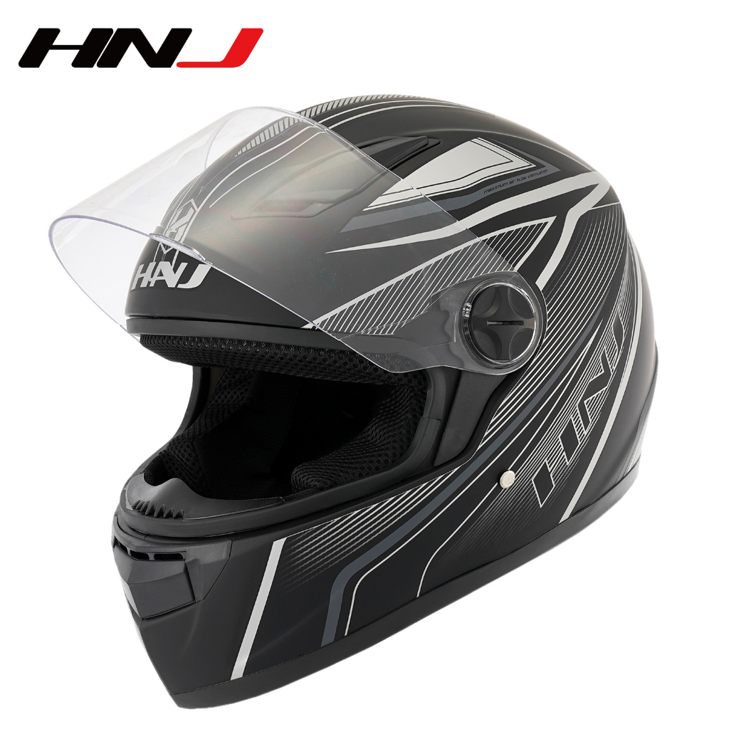 HNJ Ff898 Men's Full Face Motorcycle Helmet Single Lens Motor Women's ...
