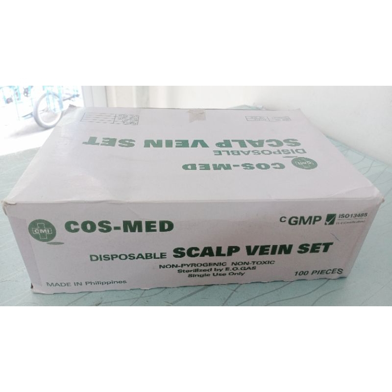 Cosmed Scalp vein set/Butterfly G21,G23, G25 sold per piece | Shopee ...