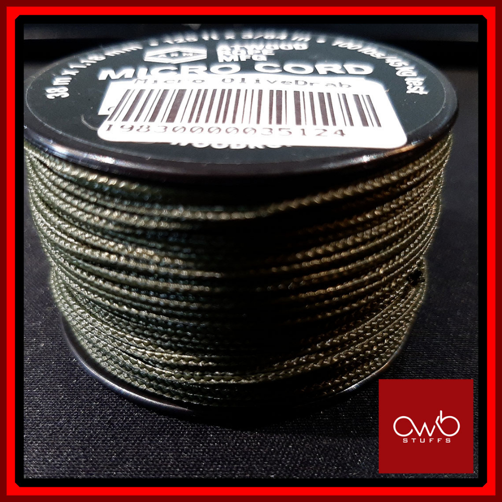Atwood USA - Micro Cord - 10 Feet - microcord 1.18mm dia Paracord Made ...