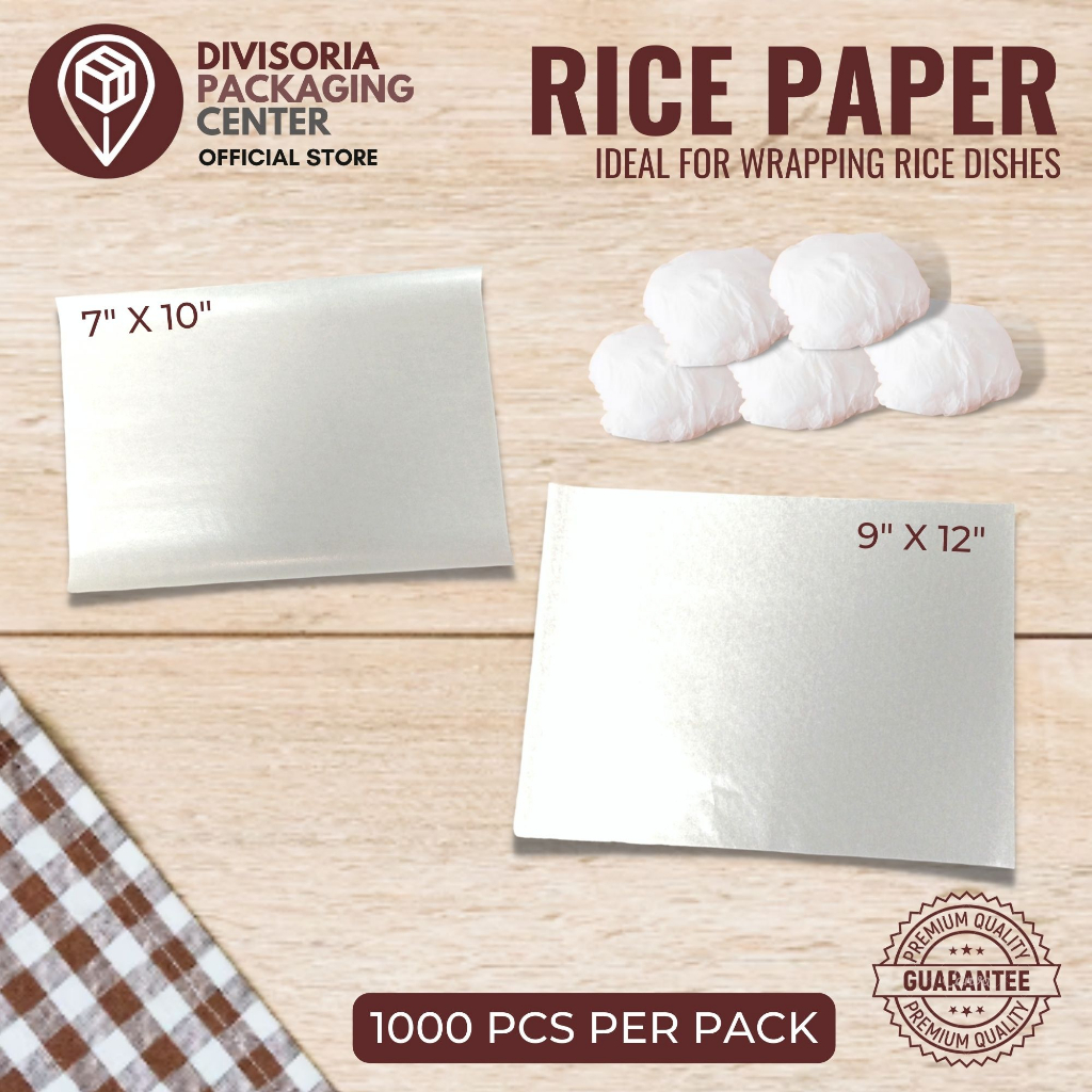 Rice Wrapper Paper / Greaseproof Paper for Rice, Burger, Tray Liner ...