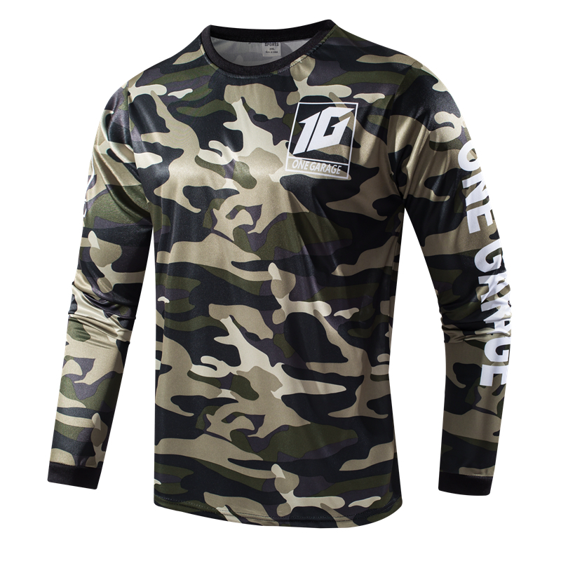 1g one garage Motorcycle Shirt cycling jersey New Style Bike Jersey Racing for men sports ...