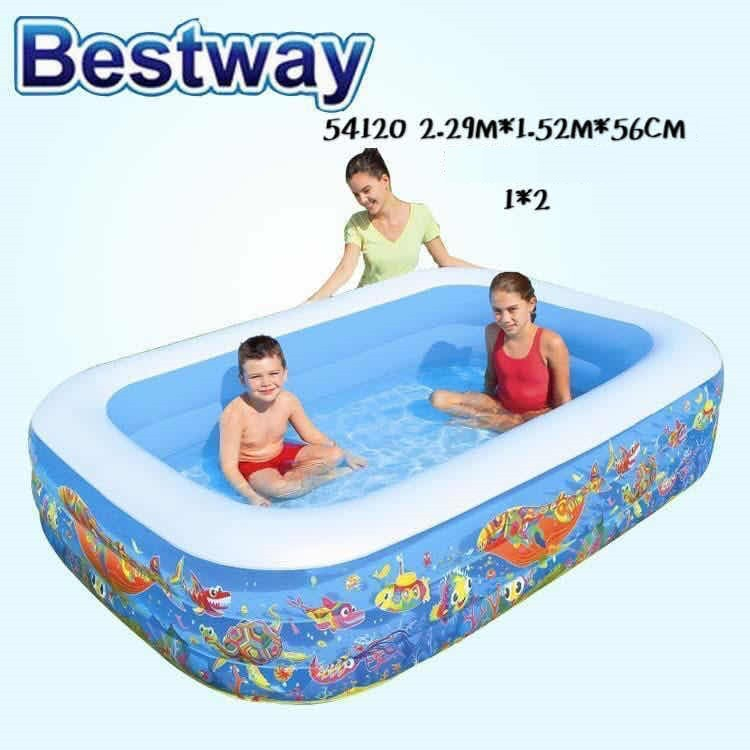 Bestway adult inflatable and thickened swimming pool 56cm | Shopee ...