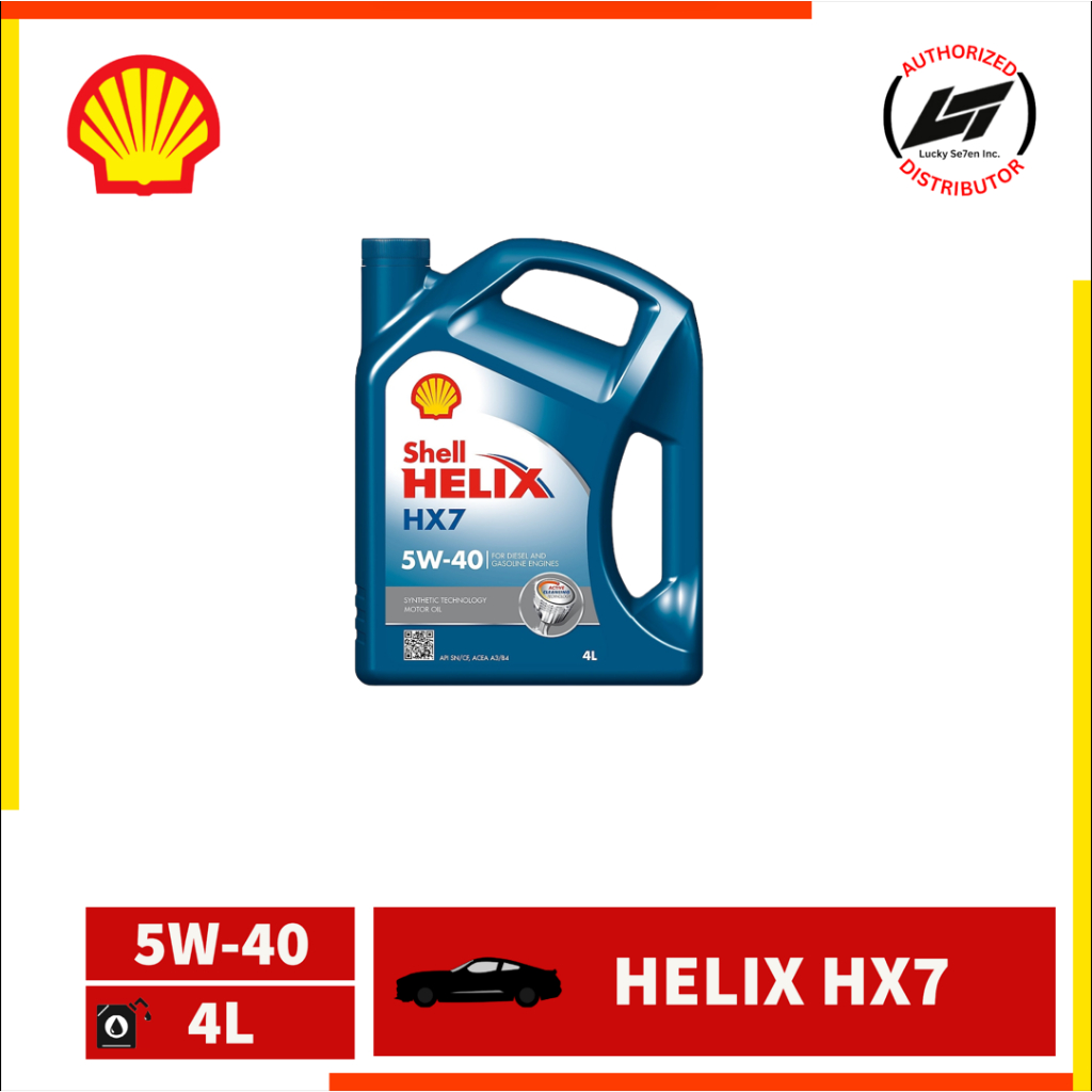 Shell Helix HX7 5W-40 4L | Shopee Philippines