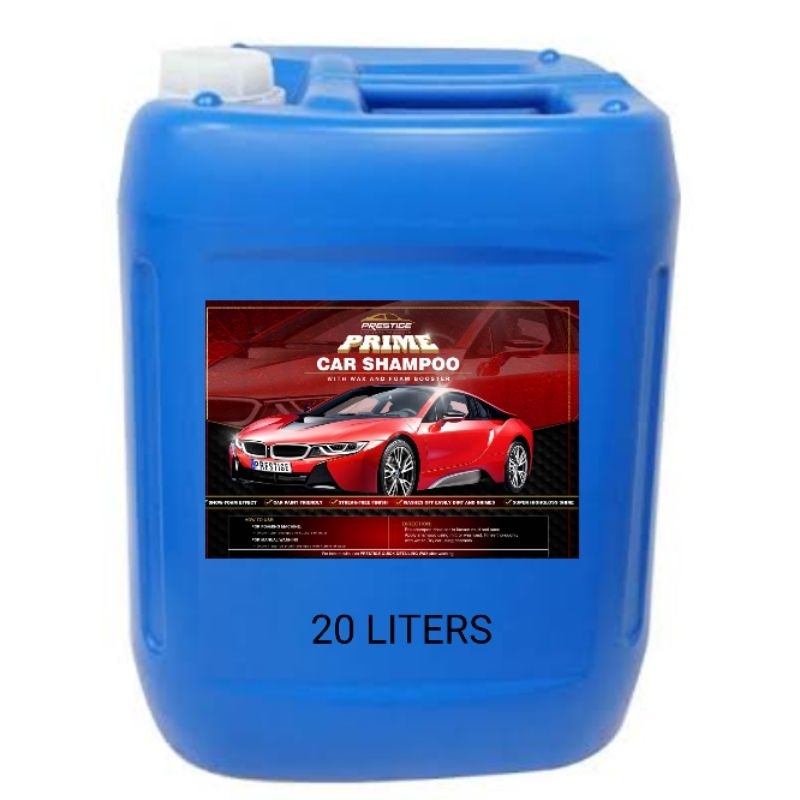 Prestige PRIME Car Shampoo with Wax and Foambooster 20Liters | Shopee ...