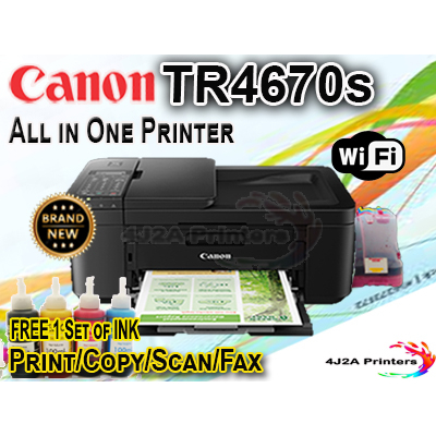 Canon TR4670s All in One Printer (CISS CONVERTED) | Shopee Philippines