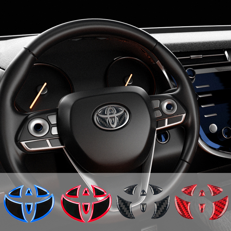 Car Steering Wheel Emblem Badge Sticker Decal Toyota | Shopee Philippines