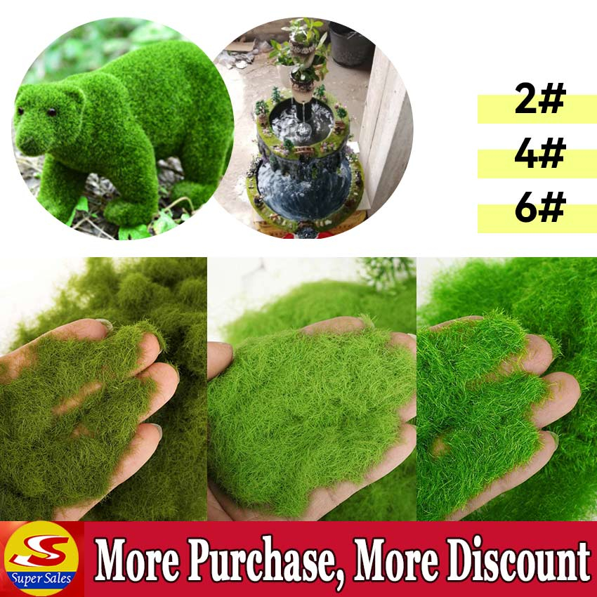【SuperSales】 35G/Bag Artificial Grass Powder Sandbox Game Craft Decor ...