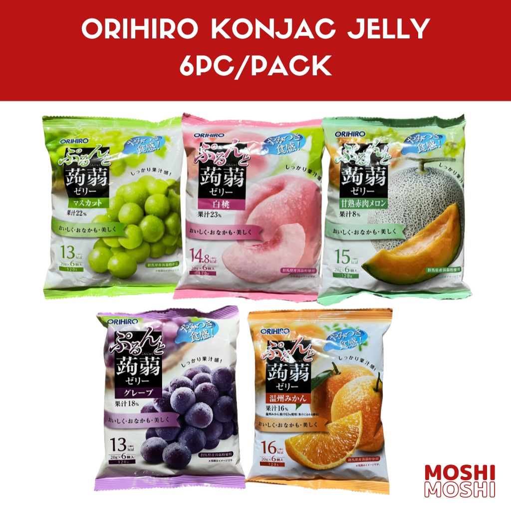 Orihiro Konjac Jelly Sachet 6pcs/pack | Shopee Philippines