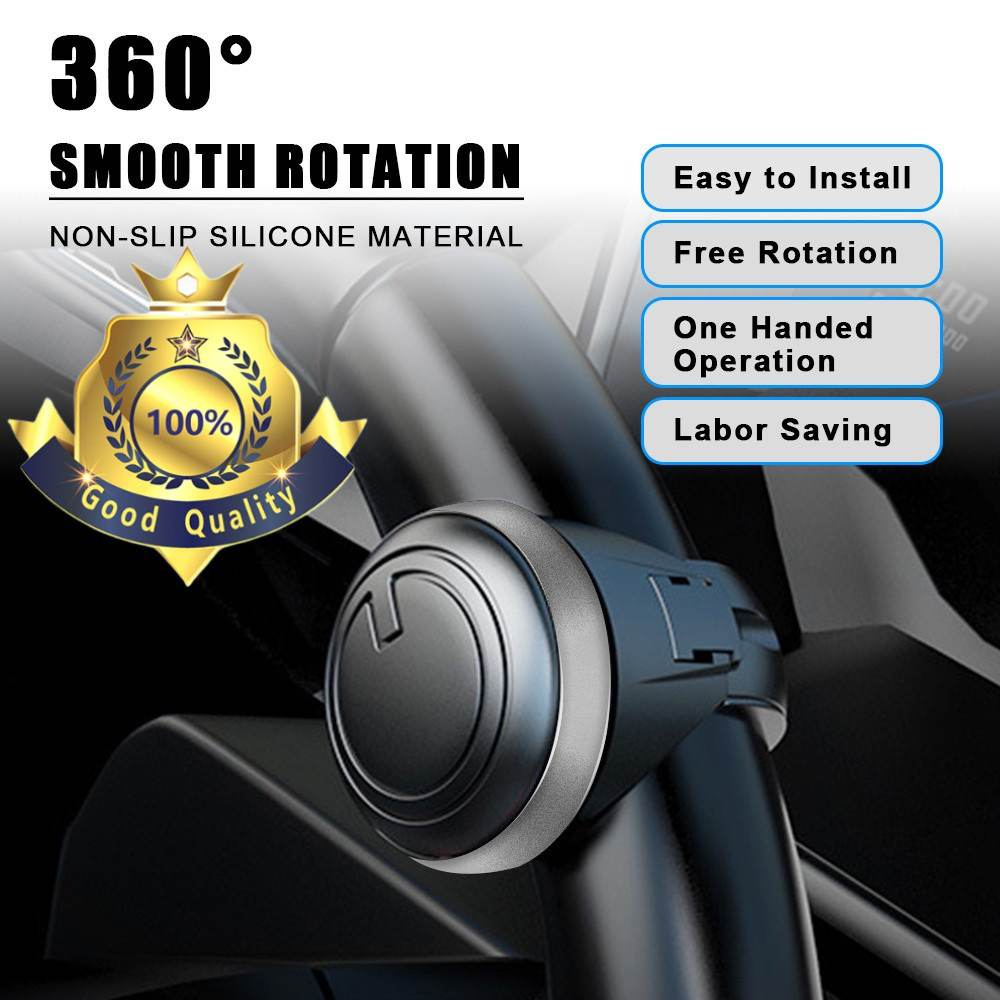 Universal 360 Rotation Bearing Power Handle Ball Spinner Car Booster ...