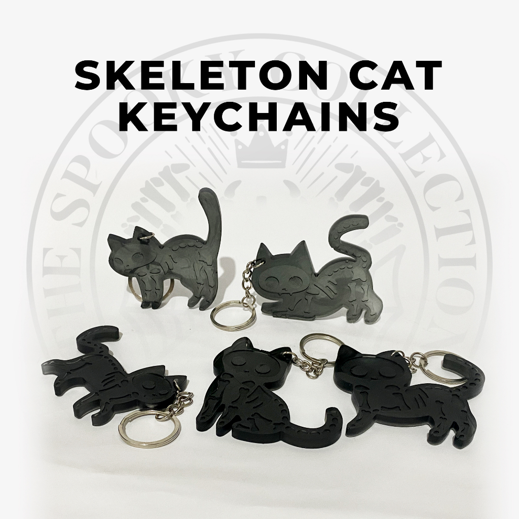 Skeleton Cat Keychains | Shopee Philippines
